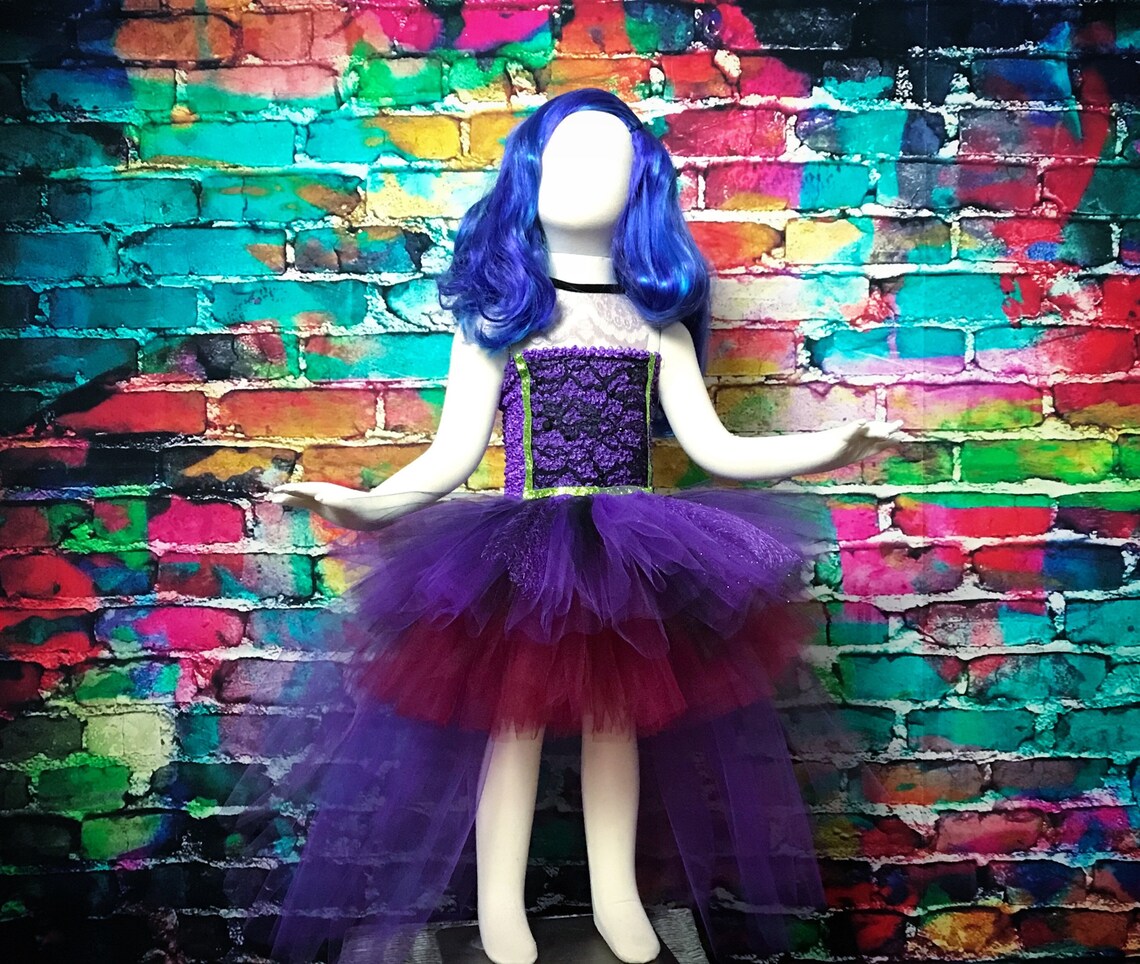 Mal Descendants 2 Inspired Dress Mal Dress Mal Costume Mal - Etsy