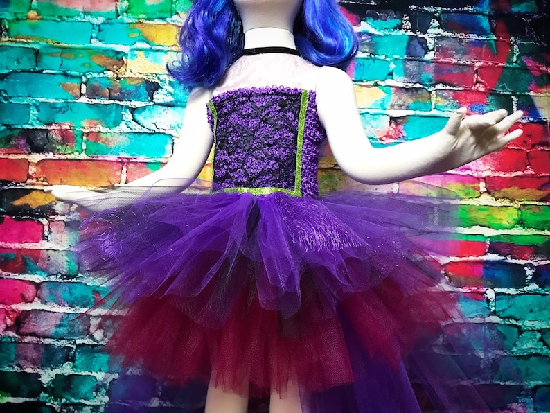 Mal Descendants 2 Inspired Dress Mal Dress Mal Costume Mal - Etsy