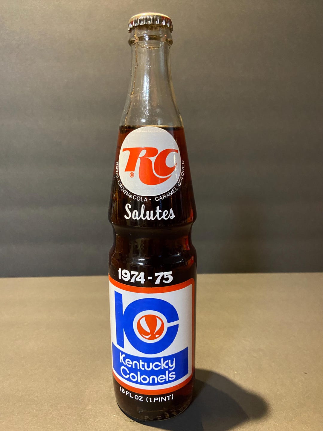 Vintage RC Cola Salutes Kentucky Colonels '74-'75 16 Oz Bottle ...