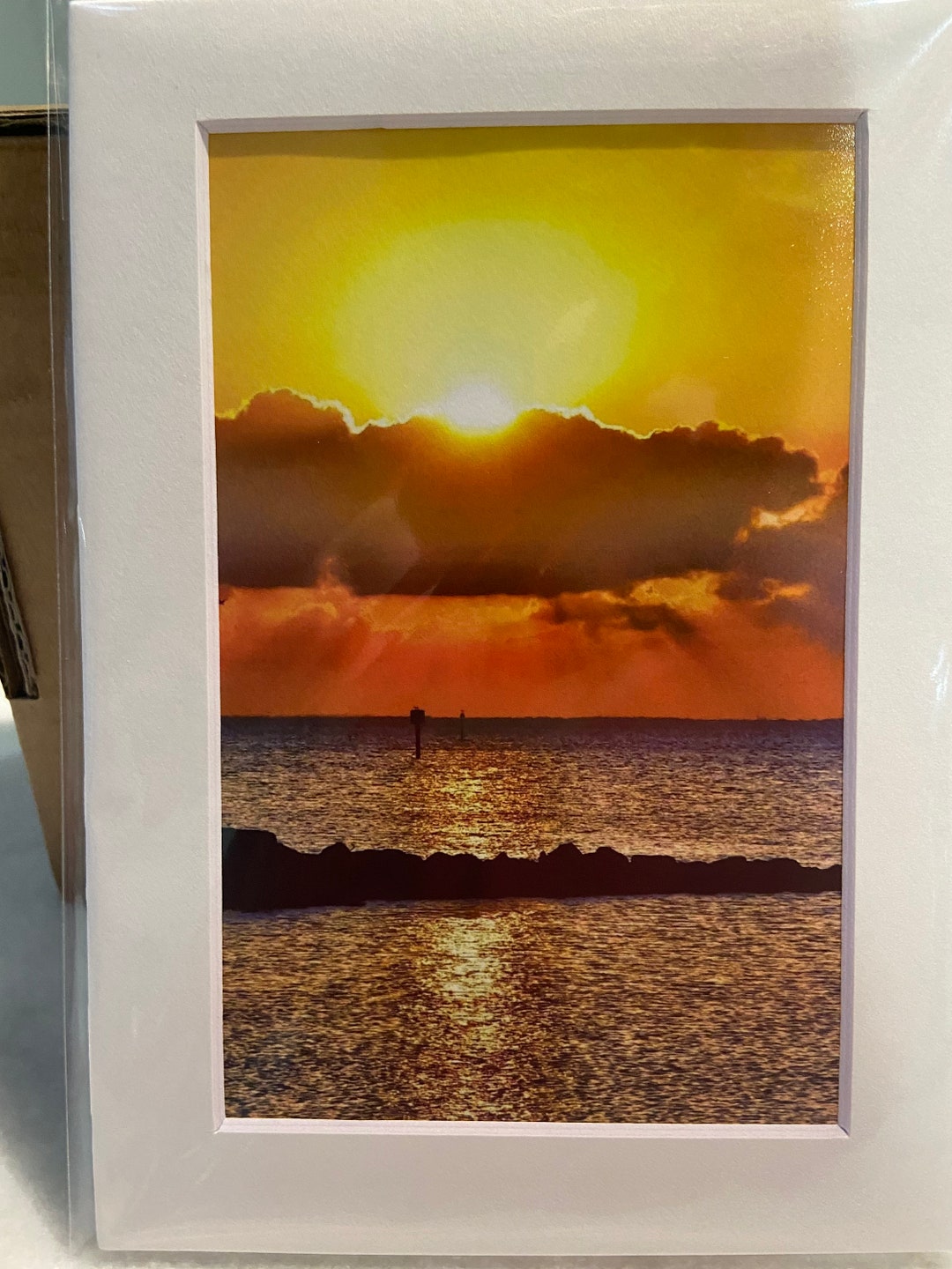 Mobile Bay Fairhope AL Sunset 4x6 Photo 5x7 Mat - Etsy