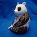 Royal Crown Derby GIANT PANDA BEAR Imari Paperweight Gold - Etsy