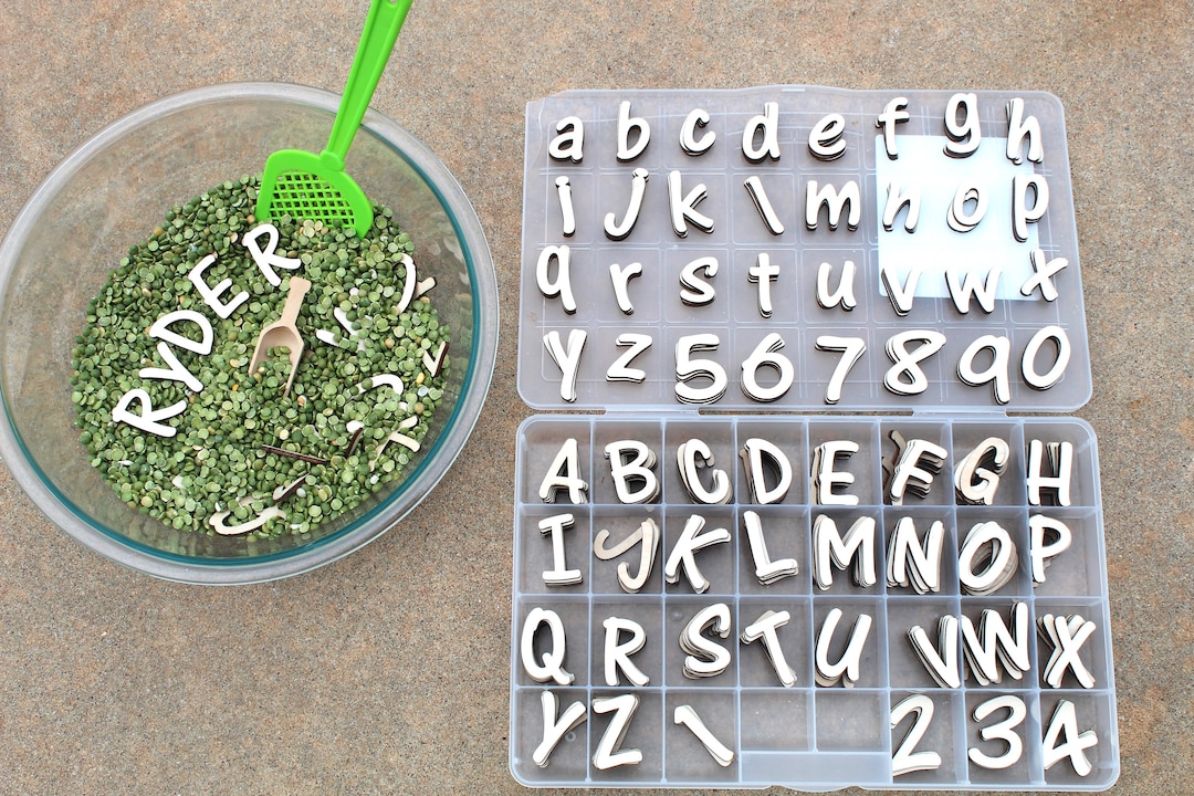 Wooden Abc's, Alphabet Wooden Letters Numbers, Sensory Letters Alphabet ...