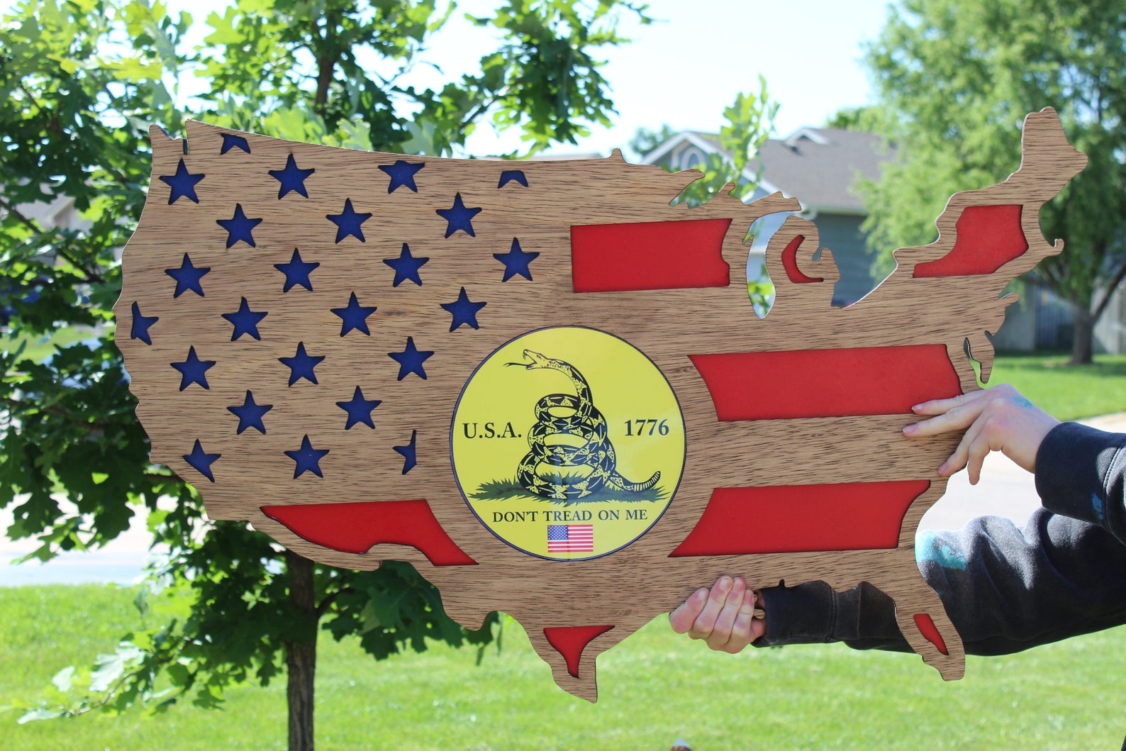 US Cut Out United States Cut Out Military Cut Out Wooden 3D | Etsy