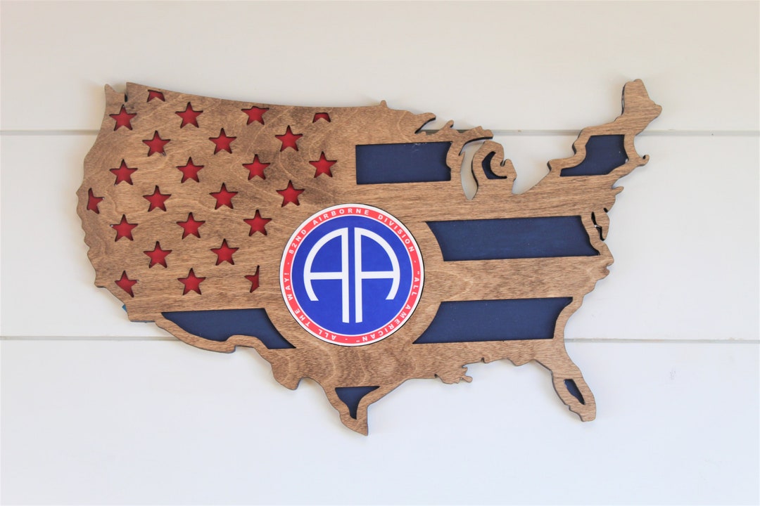 US Cut Out, United States Cut Out, Military Cut Out, Wooden 3D Military ...