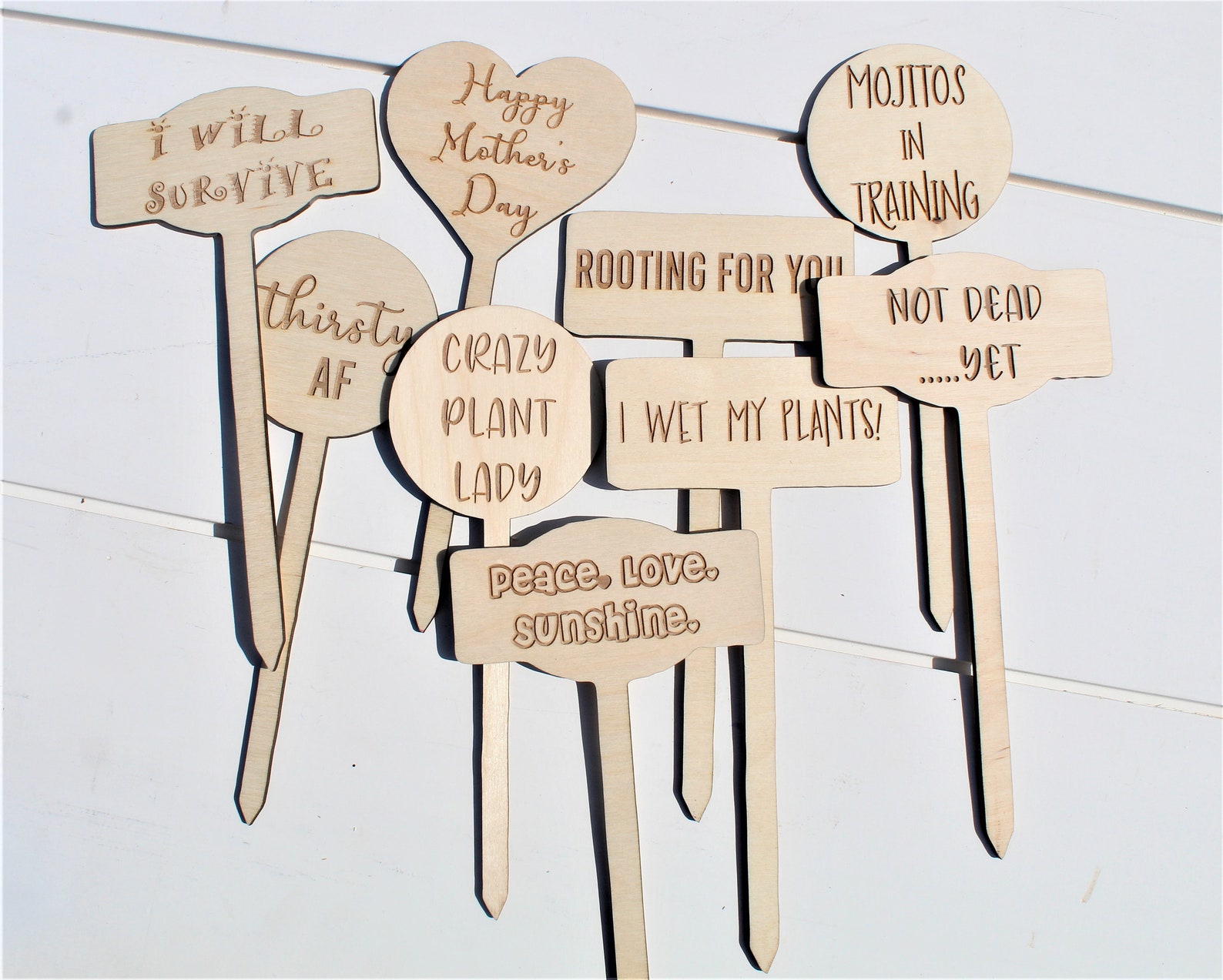 Funny Planter Tags Funny Plant Sticks Funny Plant Markers - Etsy