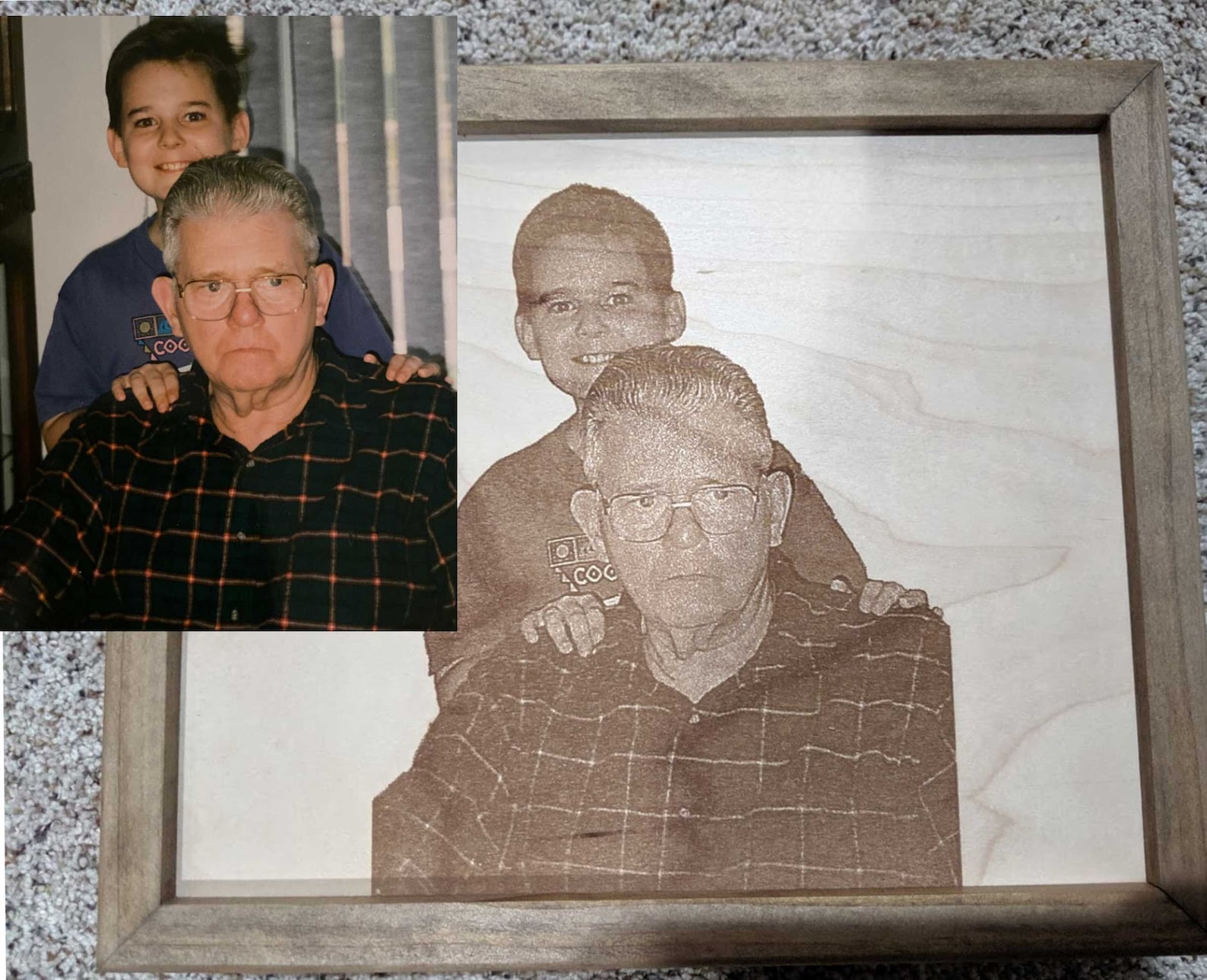 Top Seller Engraved Wood Gun Case Hidden Gun Case | Etsy