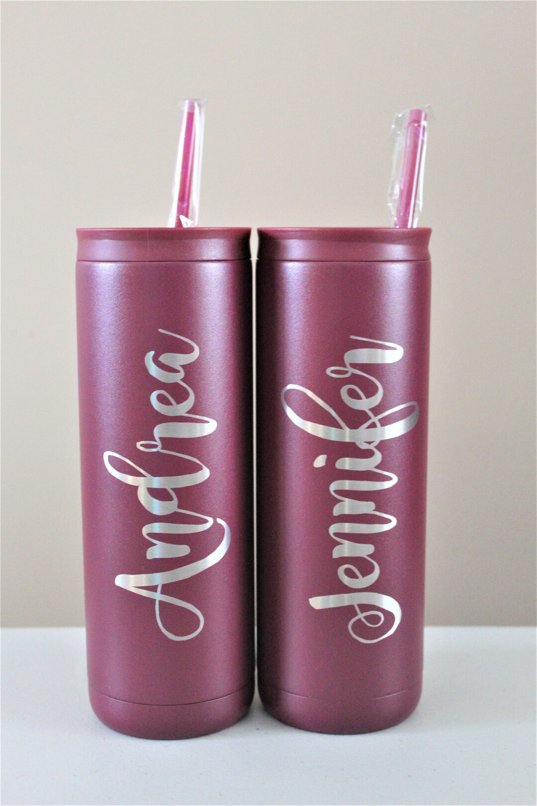 Washable Slide Lid Skinny Tumbler, Slide Lid Engraved Tumbler, Screw on ...