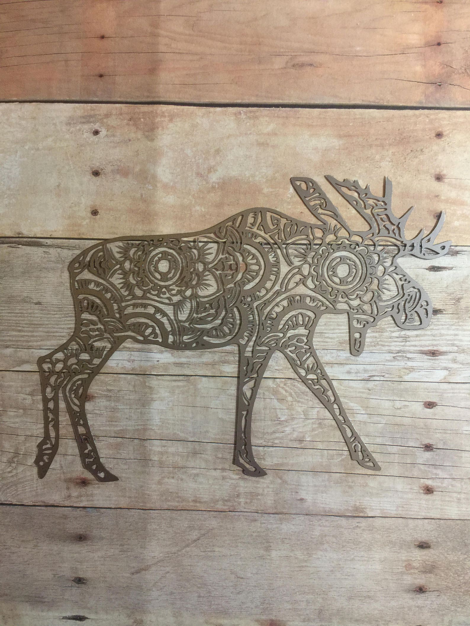 Moose Mandala Vinyl Decal for Yeti Iphone Laptop & More | Etsy