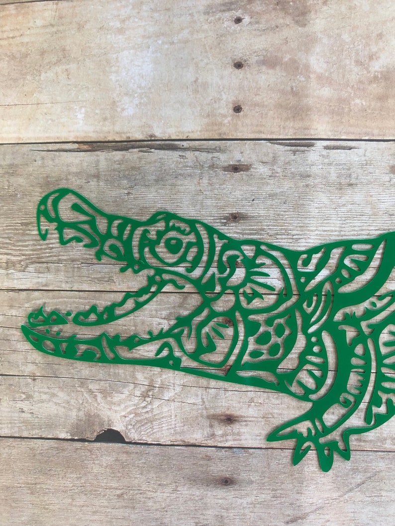 Crocodile Alligator Custom Mandala Decal for Car Yeti - Etsy