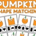 Fall Pumpkin 2D Shape Matching Clip Cards | Printable Math Activity for ...