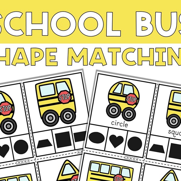 Christmas Gift 2D Shape Matching Clip Cards Printable Math Activity for ...