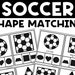 Soccer 2D Shape Matching Clip Cards | Printable Math Activity for ...