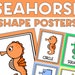 School Bus 2D Shape Posters and Flash Cards Printable Math Activity for ...
