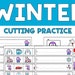 Winter Cutting Practice | Fine Motor Scissor Skills for Preschool - Etsy