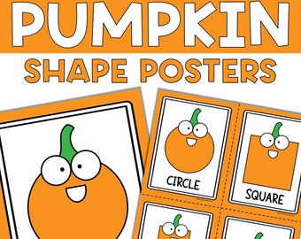 Bee 2D Shape Posters and Flash Cards Printable Math Activity for ...