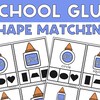 Football 2D Shape Posters and Flash Cards Printable Math Activity for ...