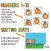 Pumpkin Number Sense Sorting Mats, Subitizing Numbers 1-10, Preschool ...