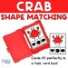 Crab 2D Shape Matching Clip Cards | Printable Math Activity for ...