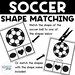 Soccer 2D Shape Matching Clip Cards | Printable Math Activity for ...