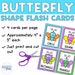 Butterfly 2D Shape Posters and Flash Cards | Printable Math Activity ...