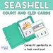 Summer Seashell Count and Clip Cards 1-10 Math Task Cards Printable ...