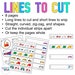 Transportation Cutting Practice, Cutting Strips, Scissor Cutting ...