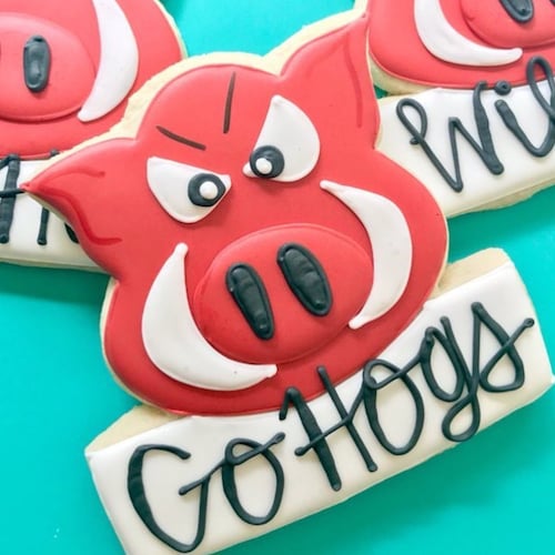 Razorback With Plaque Cookie Cutter designed by Stephanie | Etsy