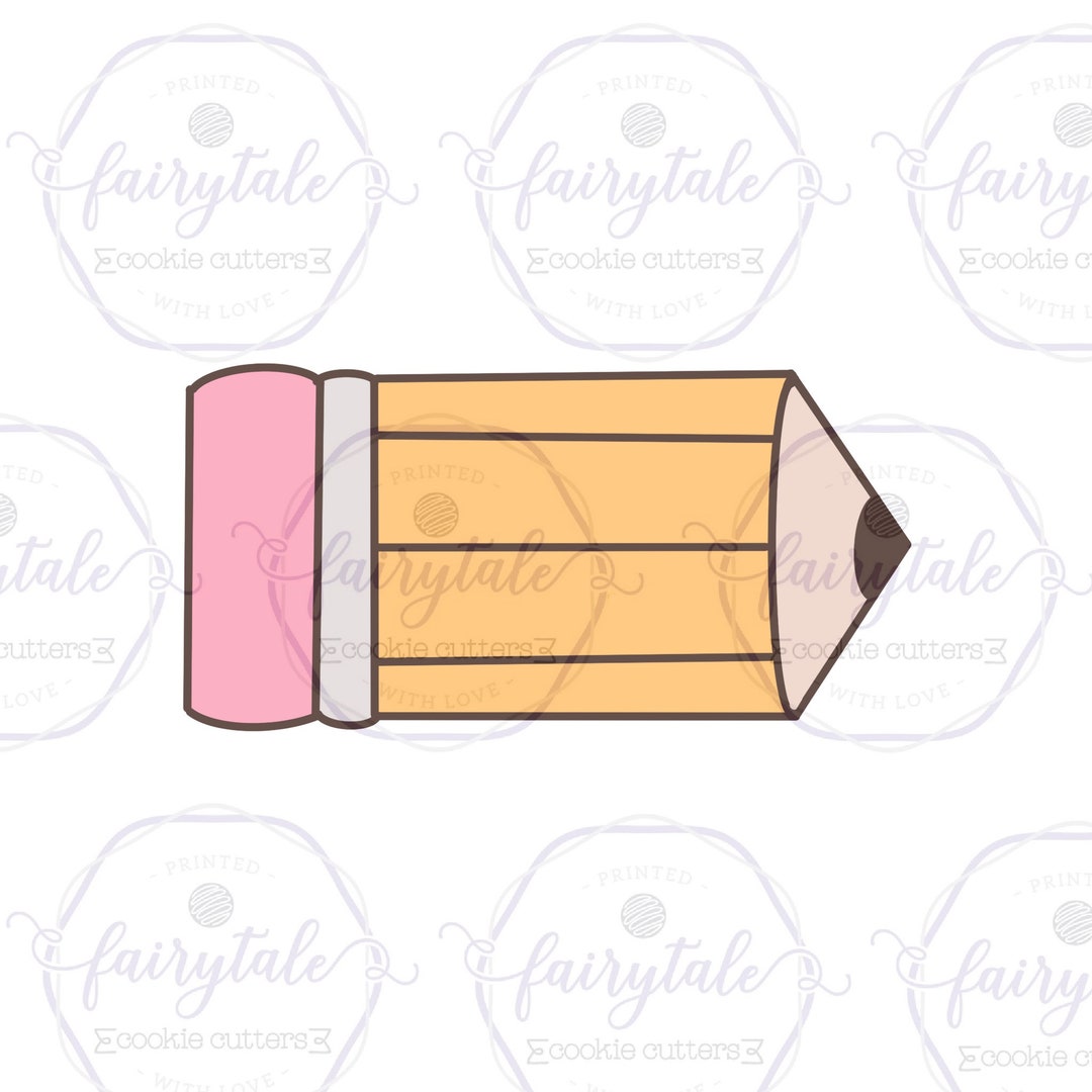 Chubby Pencil Cookie Cutter Back To School / Teacher - Etsy Österreich