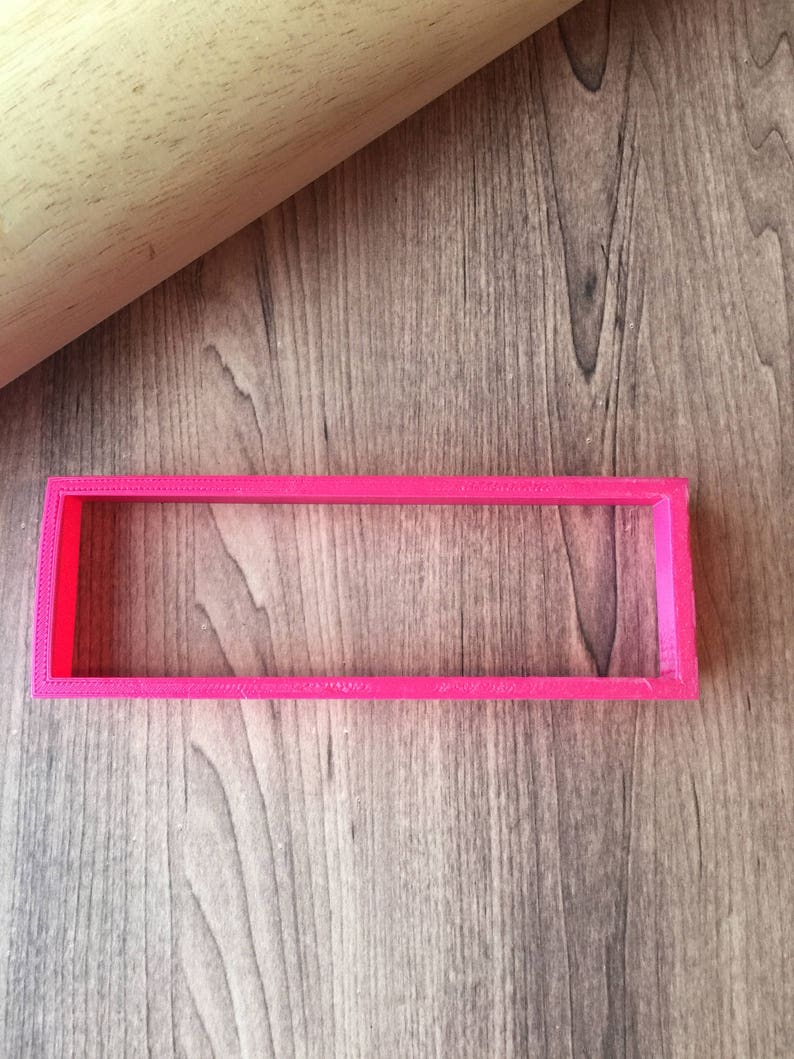 Thin Rectangle / Skinny Rectangle Cookie Cutter - Etsy