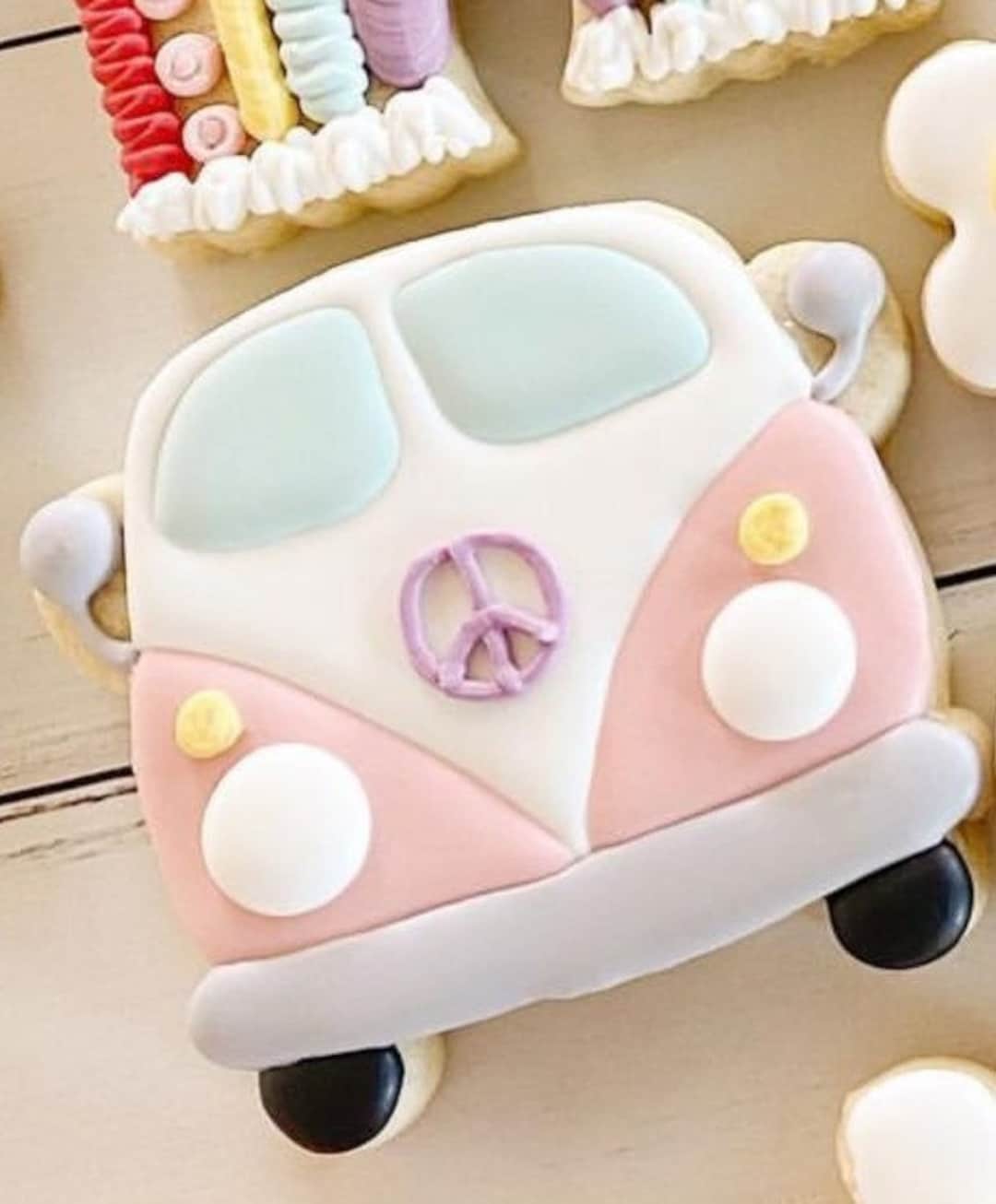 Vintage Van Front / Hippie Van Front Cookie Cutter - Etsy