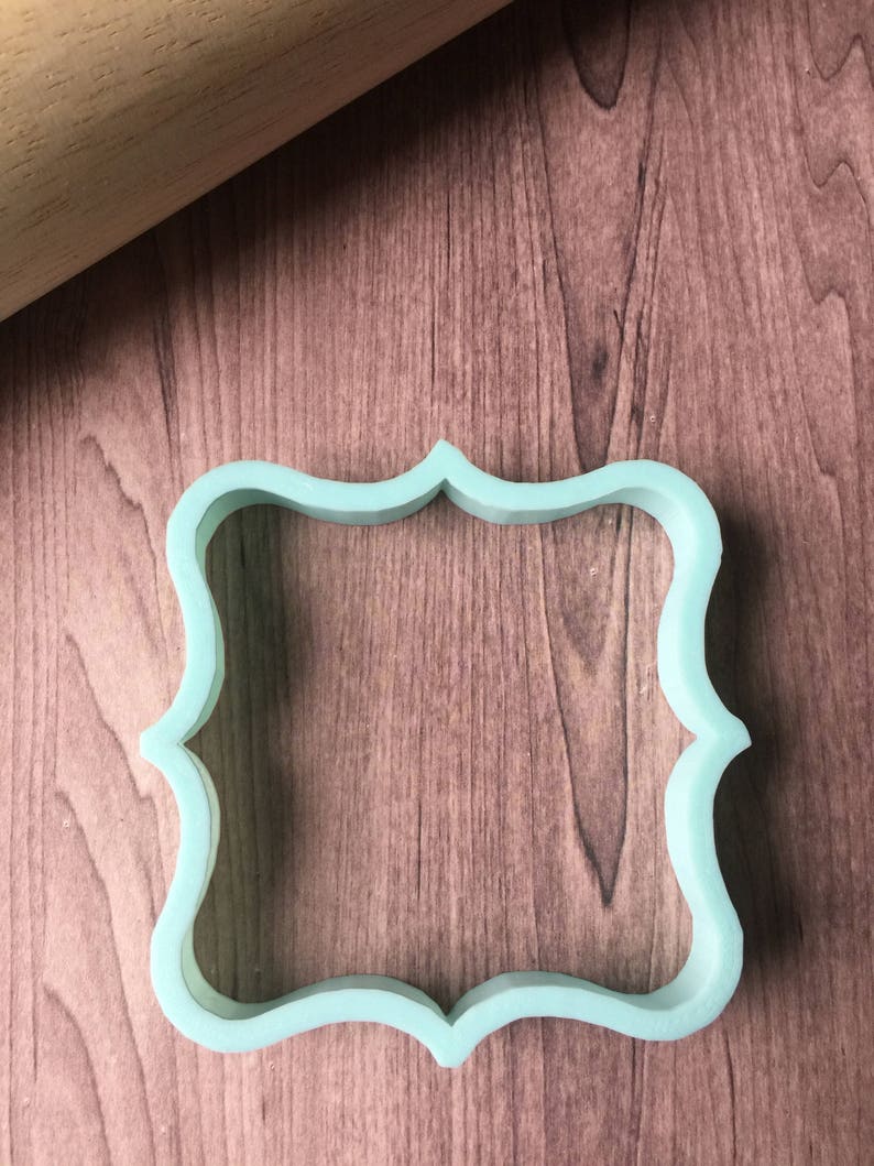 Fancy Plaque 2 Cookie Cutter - Etsy