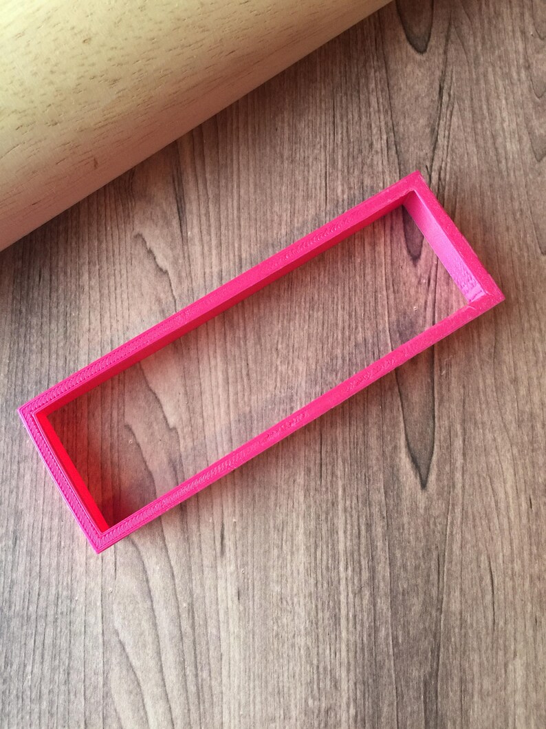 Thin Rectangle / Skinny Rectangle Cookie Cutter - Etsy