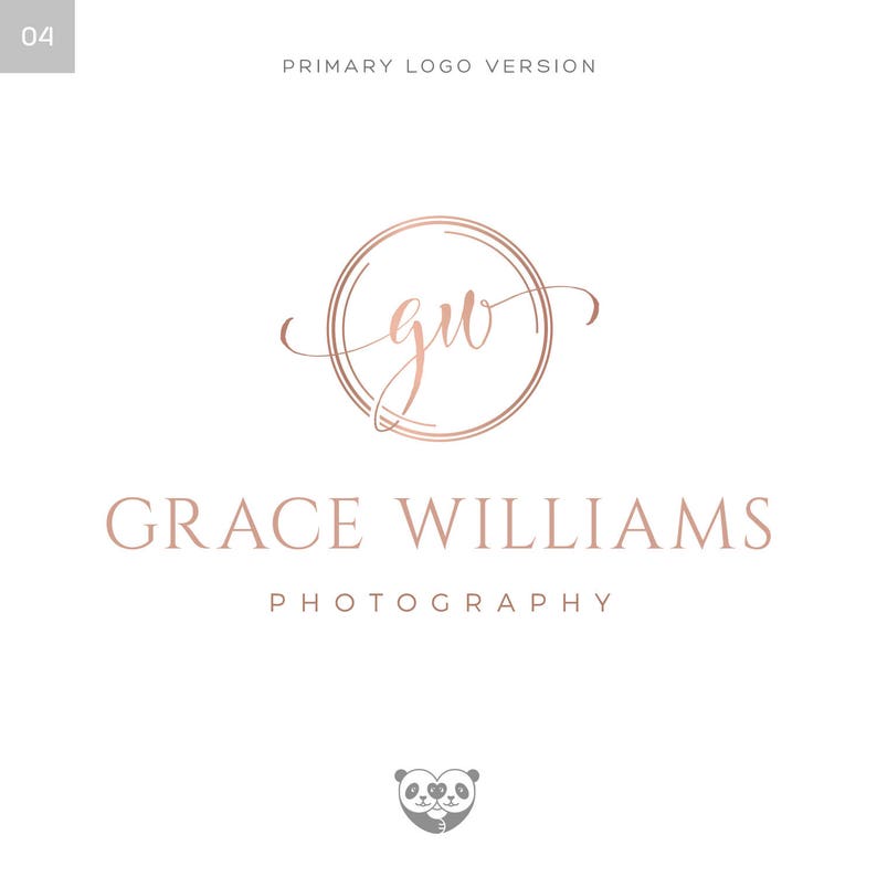 Lens Logo Camera Logo. Photography Logo Watermark Rose Gold - Etsy Canada