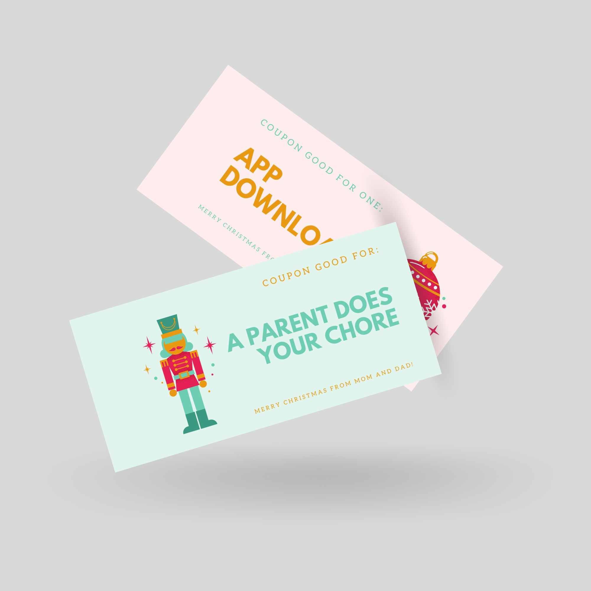 Kid's Christmas Coupon Book - Digital Download - Etsy