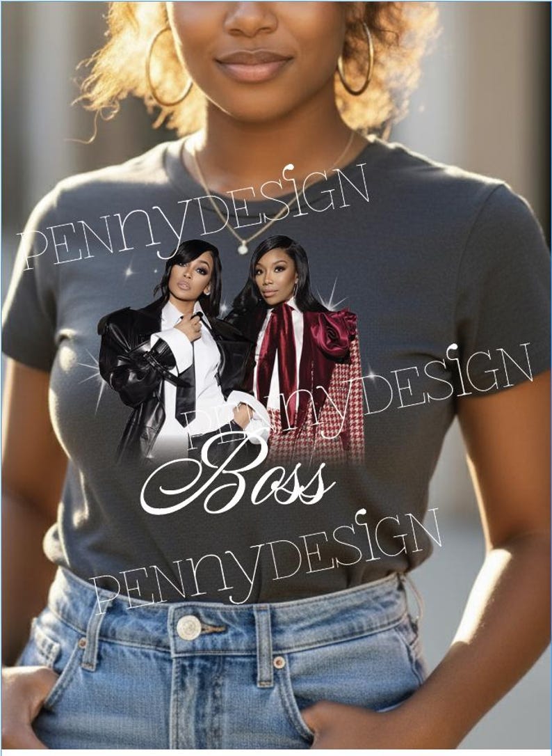 Brandy & Monica Boss Graphic T-shirt | the Boy is Mine Tour - Etsy