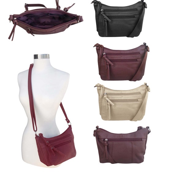 Medium Size Leather Bag - Etsy