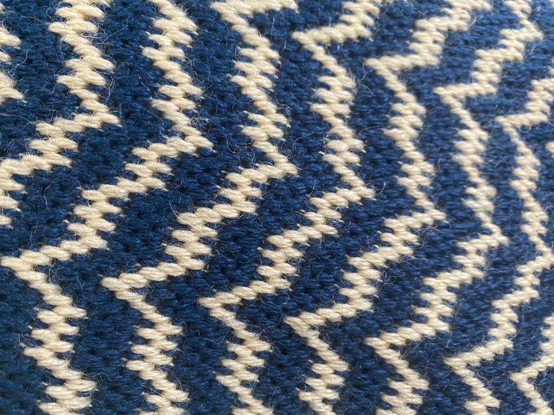 Vintage Bargello Needlepoint Monogram Lumbar Pillow - Etsy