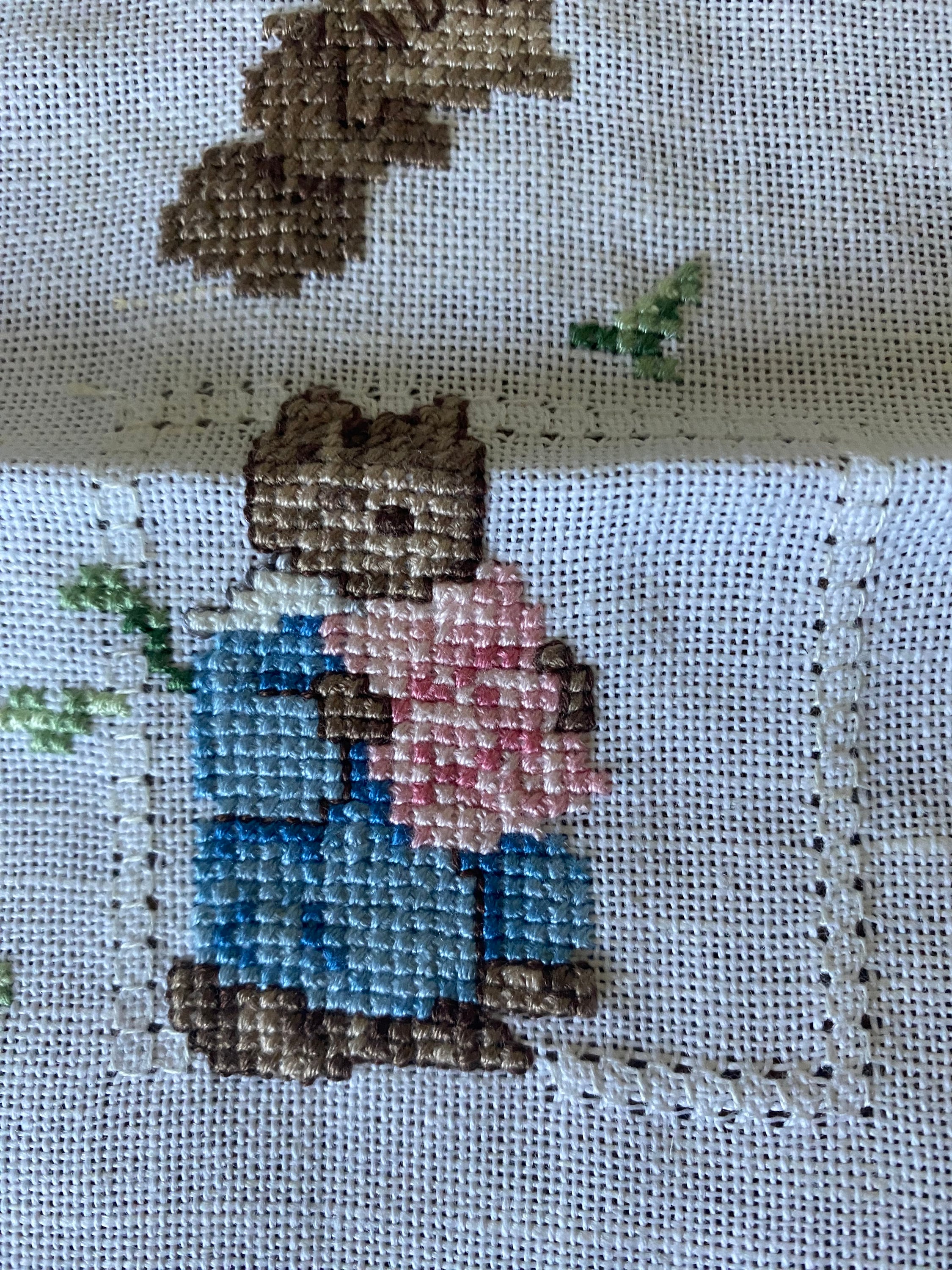Vintage Peter Rabbit Cross-stitch Collage - Etsy