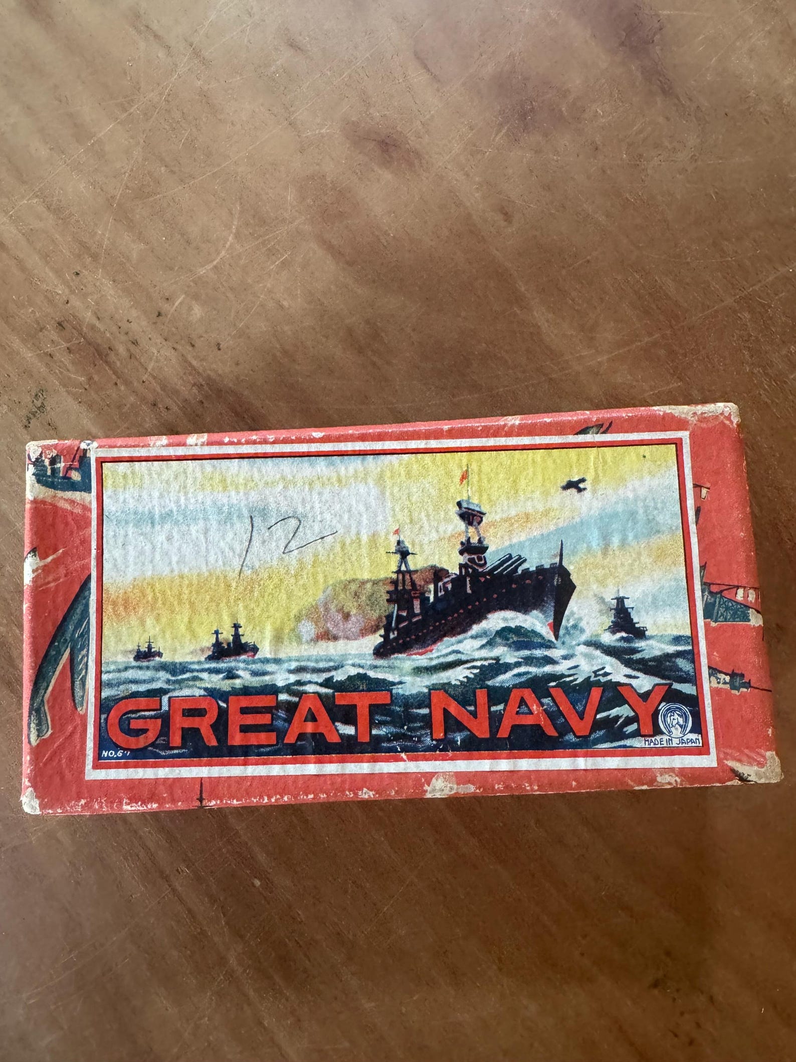 Vintage 1950's Wooden Toy Ships, Japan, Original Box - Etsy