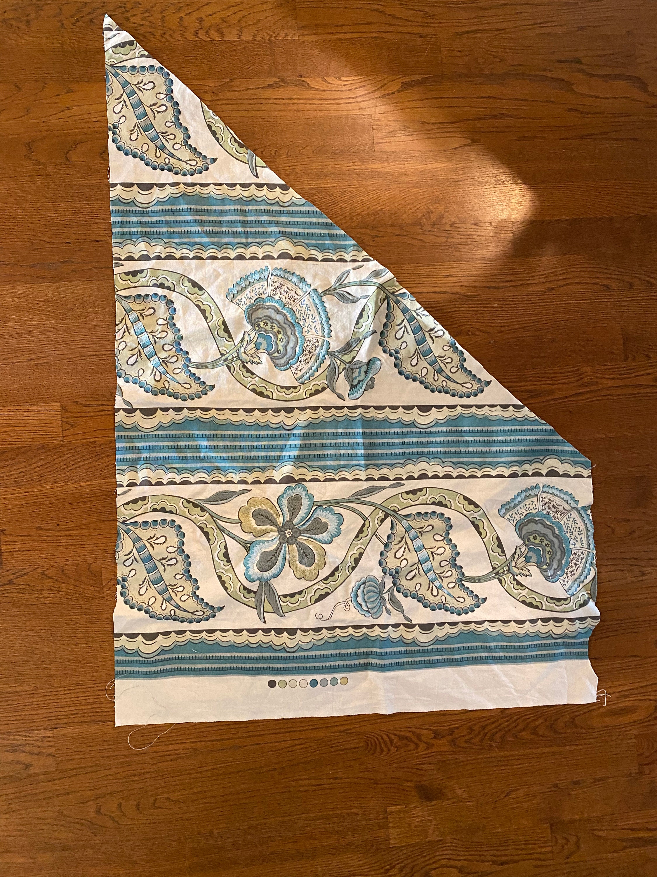Designer Fabric Remnant - Brunschwig &fils - Gautier Print - Etsy