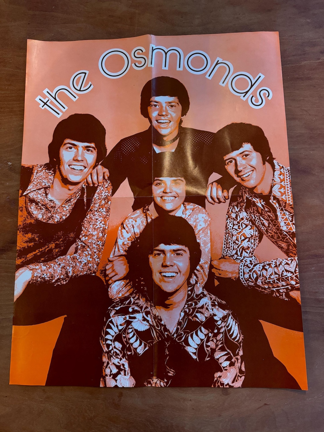 Vintage 1970’s the Osmonds Super Fan Poster - Etsy