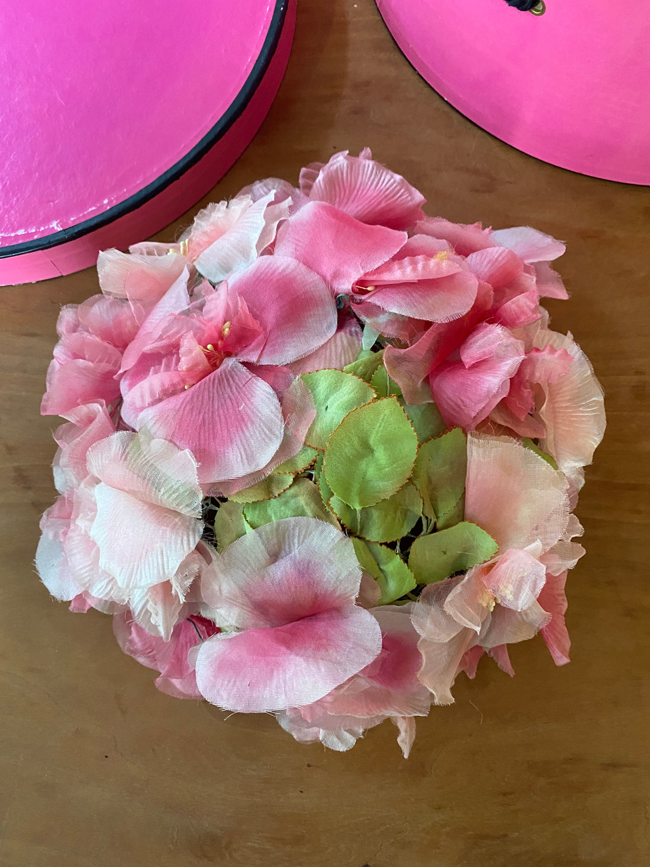 Vintage Schiaparelli Hat Flower Hat and Original Pink Box - Etsy