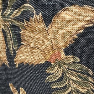 Designer Fabric Sample by THIBAUT Pattern Nicobar in Black - Etsy