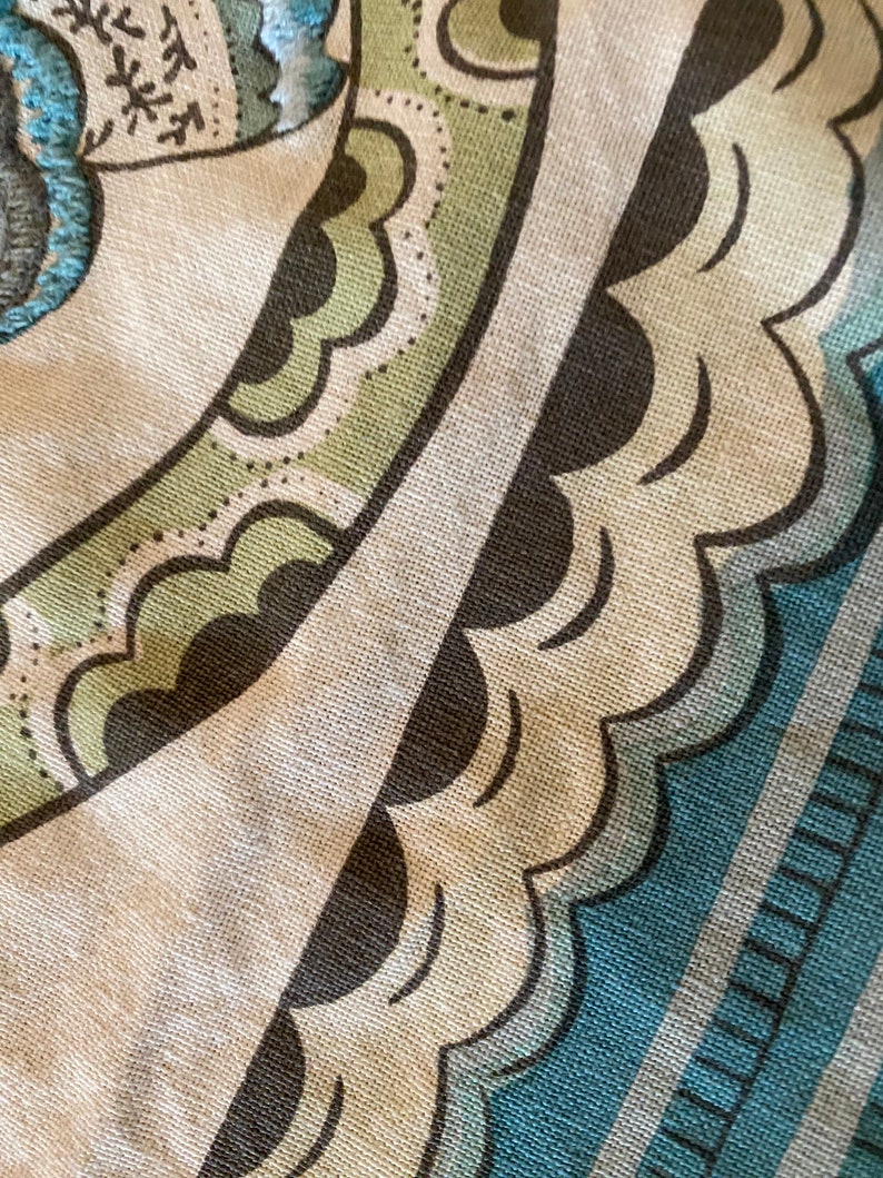 Designer Fabric Remnant - Brunschwig &fils - Gautier Print - Etsy