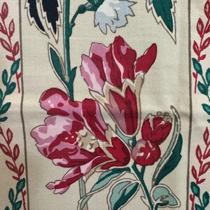 Vintage 1983 Designer Fabric Sample SANDRINGHAM by Paynefabrics - Etsy