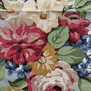 Designer Fabric Remnant by Braemore Floral - Etsy