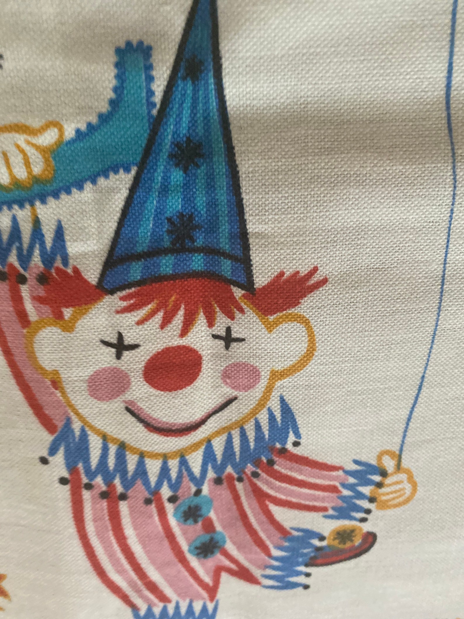 Vintage 1950s Novelty Alphabet Fabric Remnant - Etsy