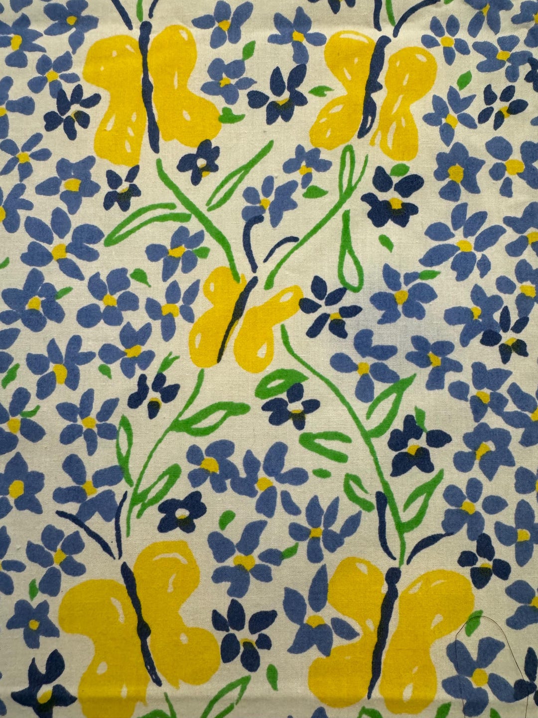 Vintage Sheet Tablecloth - JP Stevens Suzanne Pleshette Butterfly - Etsy