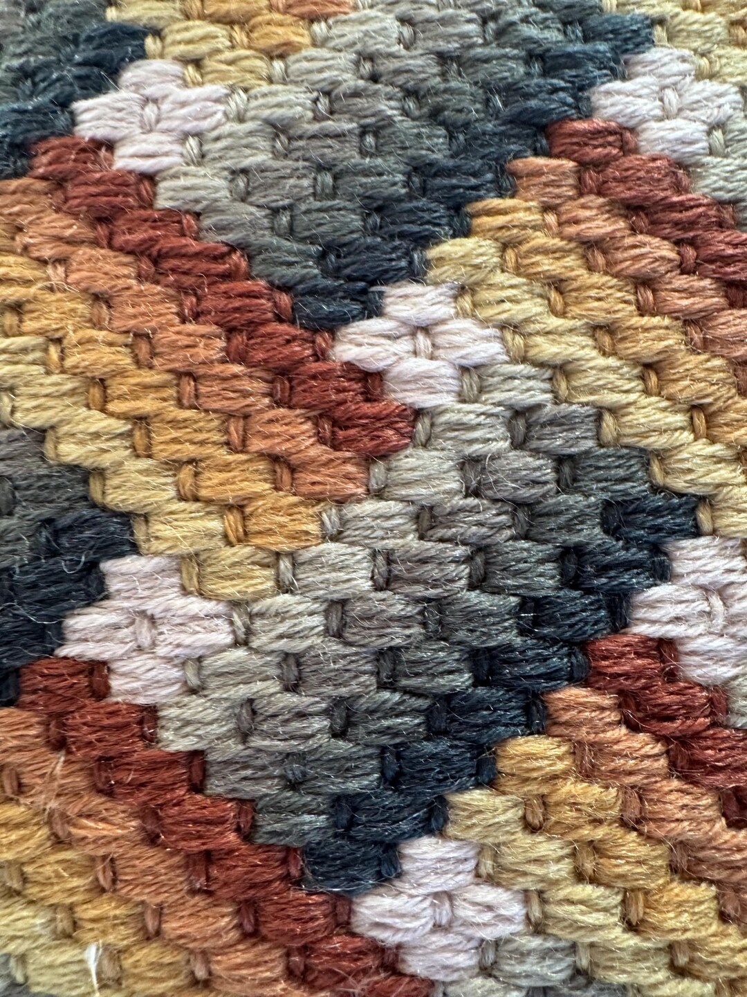 Pair of Vintage Chelsea Textiles Bargello Needlepoint Pillows - Etsy