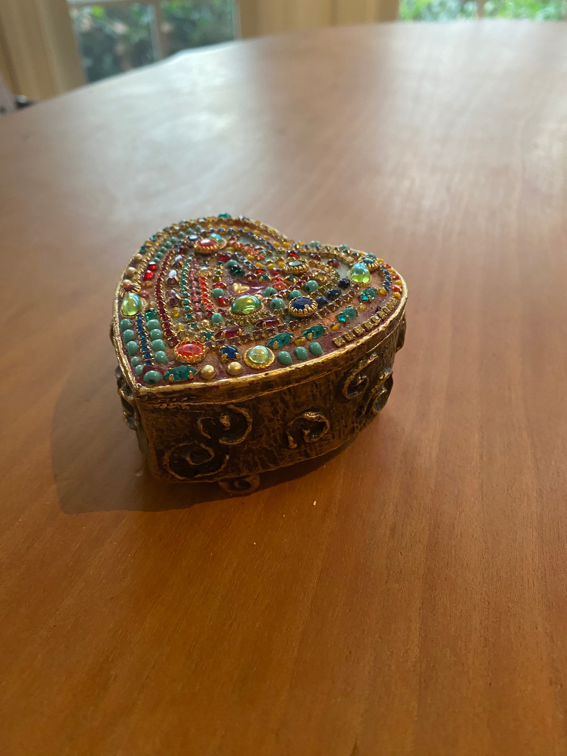 Michal Golan Jeweled Heart Box - Etsy